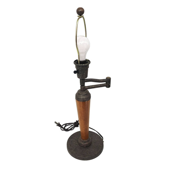 The Academy Brand | Other | Vintage 7s Wood Metal Moving Arm Lamp ...